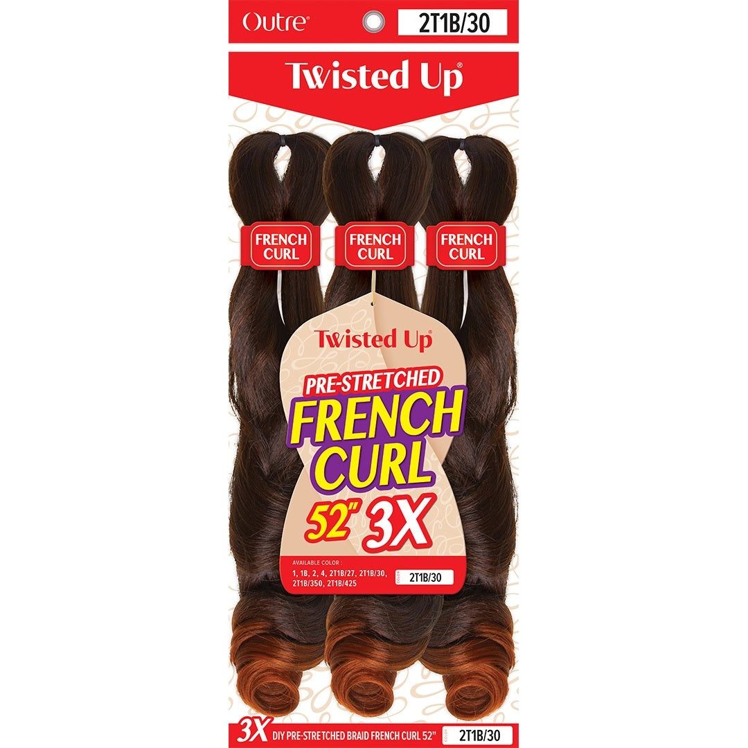 Outre: 3X TWISTED UP-DIY PRESTRETCHED BRAID FRENCH CURL 52" – Beauty ...
