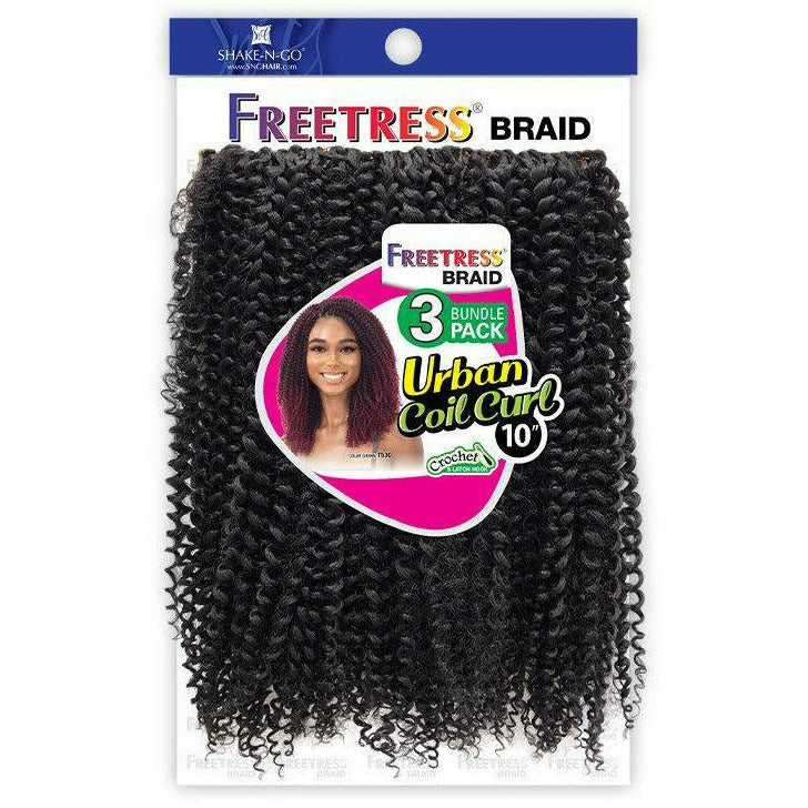Freetress: 3X Urban Coil Curl 10'' Crochet Braids - FINAL SALE – Beauty ...