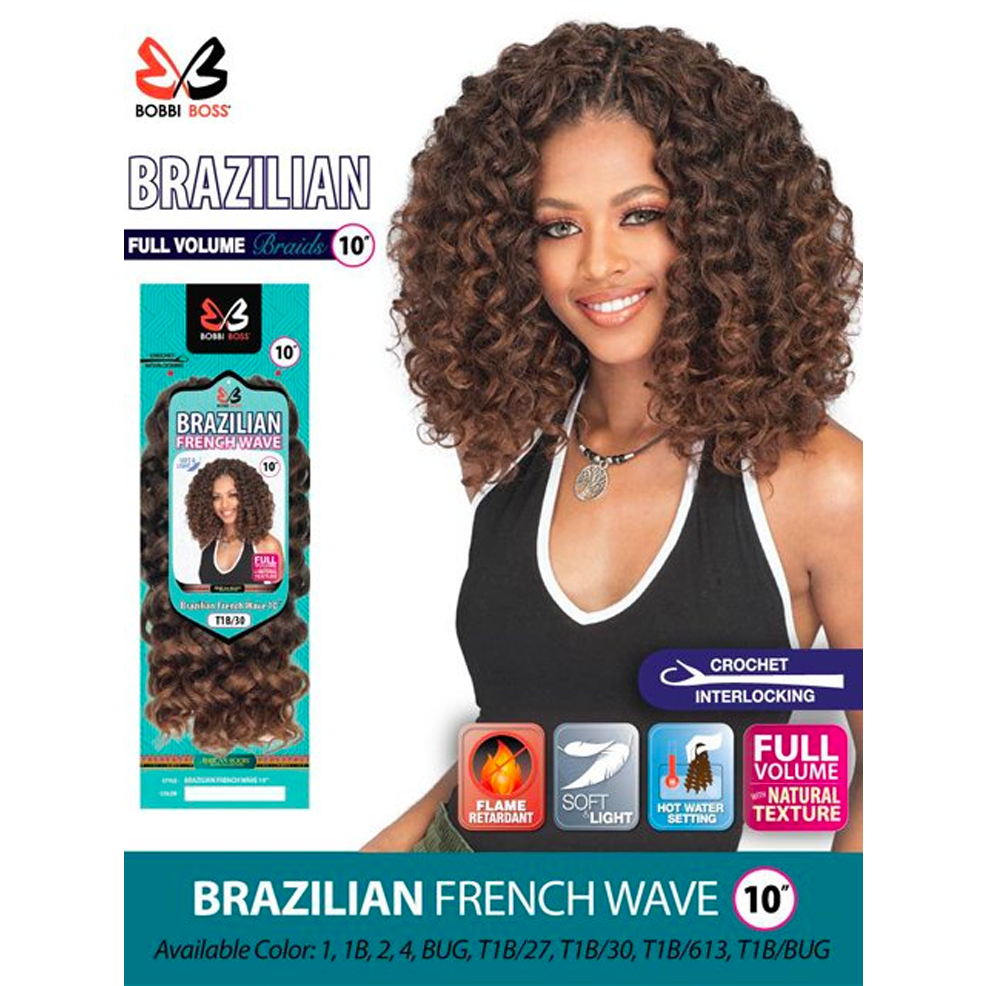 Bobbi Boss: Crochet Braid Brazilian French Wave 10" – Beauty Depot O-Store