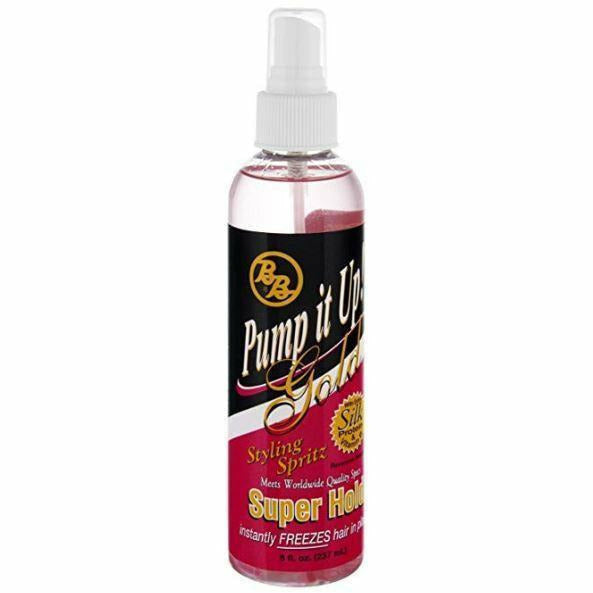Bronner Brothers: Pump It Up Spritz Gold Super Hold 8 oz. – Beauty ...
