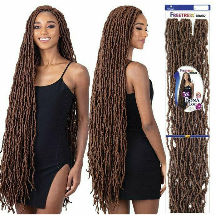 FreeTress: 3X Bona Loc 34'' Crochet Loc – Beauty Depot O-Store
