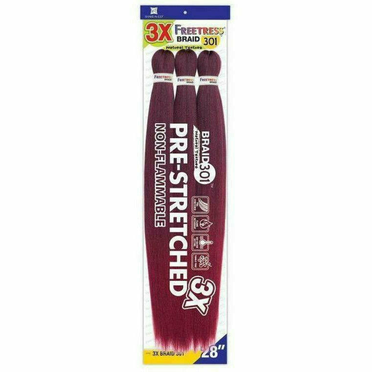 FreeTress: 3X Braid 301 28'' Pre-Stretched Braiding Hair – Beauty Depot ...