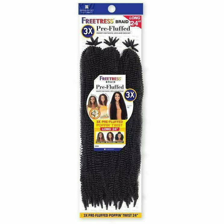 FreeTress: 3X Pre-Fluffed Poppin' Twist 24'' – Beauty Depot O-Store