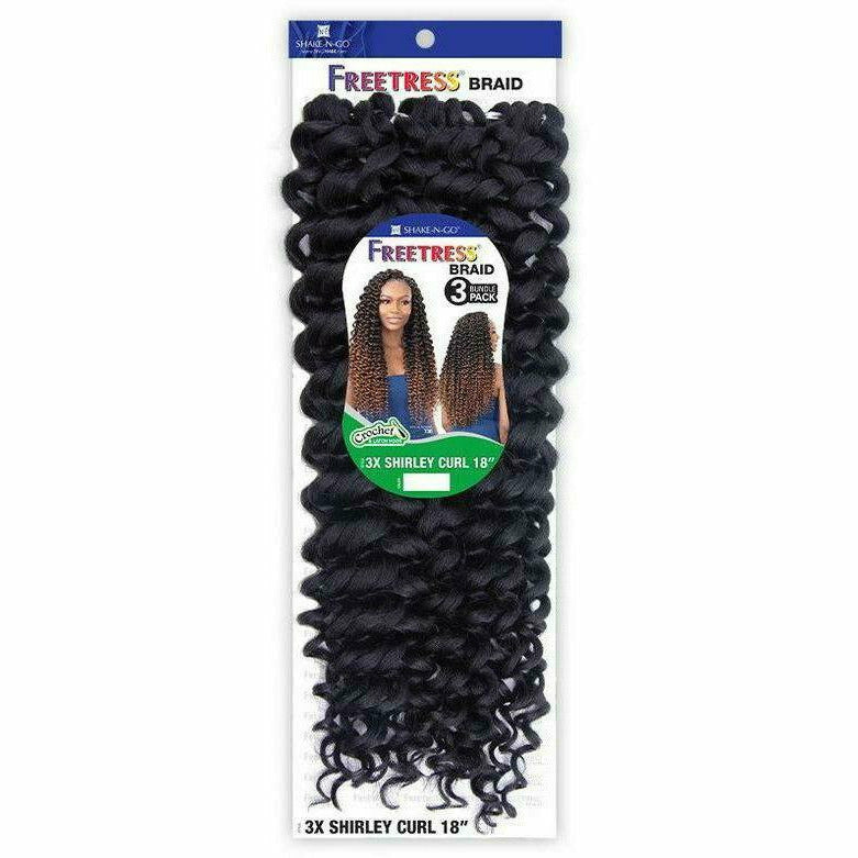 FreeTress: 3X Shirley Curl 18" Crochet Braids - FINAL SALE – Beauty ...
