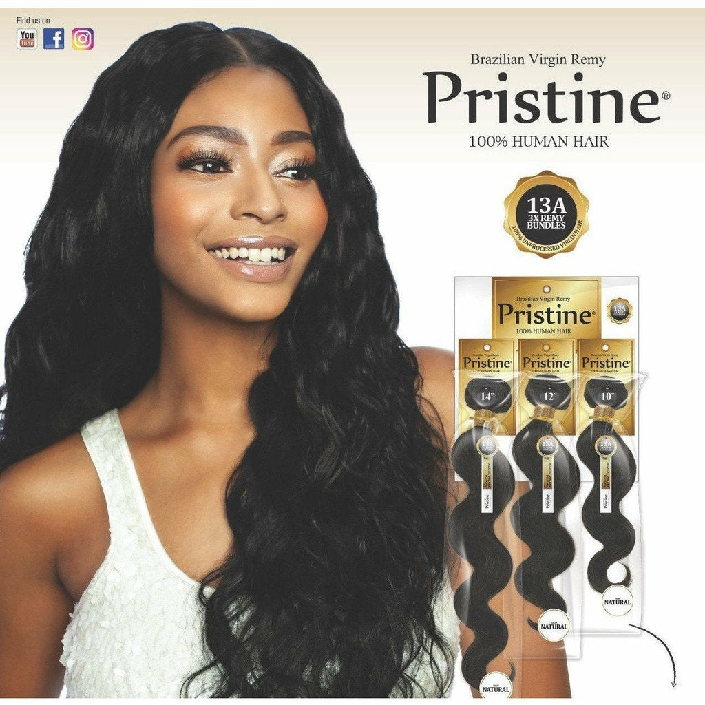 Pristine: 13A 100% Unprocessed Human Hair 3 Bundle Pack - Body Wave – Beauty Depot O-Store