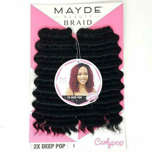 Mayde Beauty Crochet Braid: 2X Deep Pop 12" – Beauty Depot O-Store