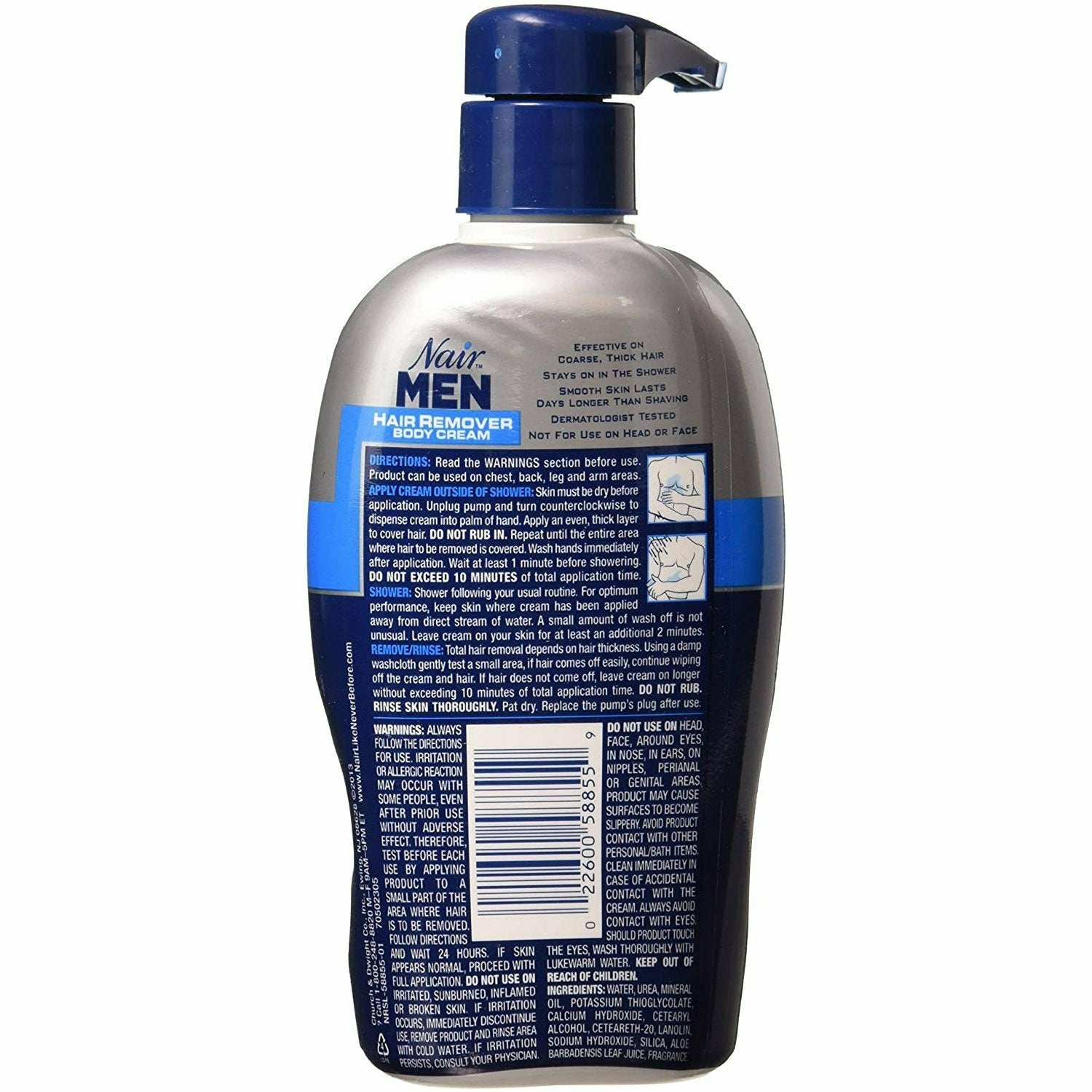 Nair: Men Hair Remover Body Cream 13oz – Beauty Depot O-Store