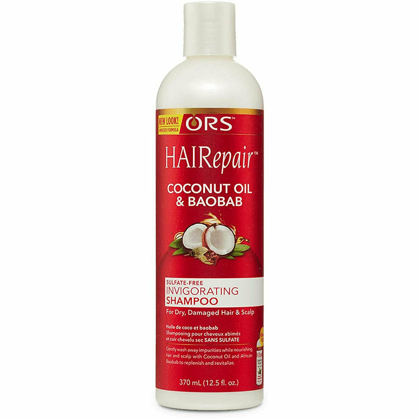 ORS: Coconut Oil & Baobab Invigorating Shampoo 12.5oz – Beauty Depot O ...
