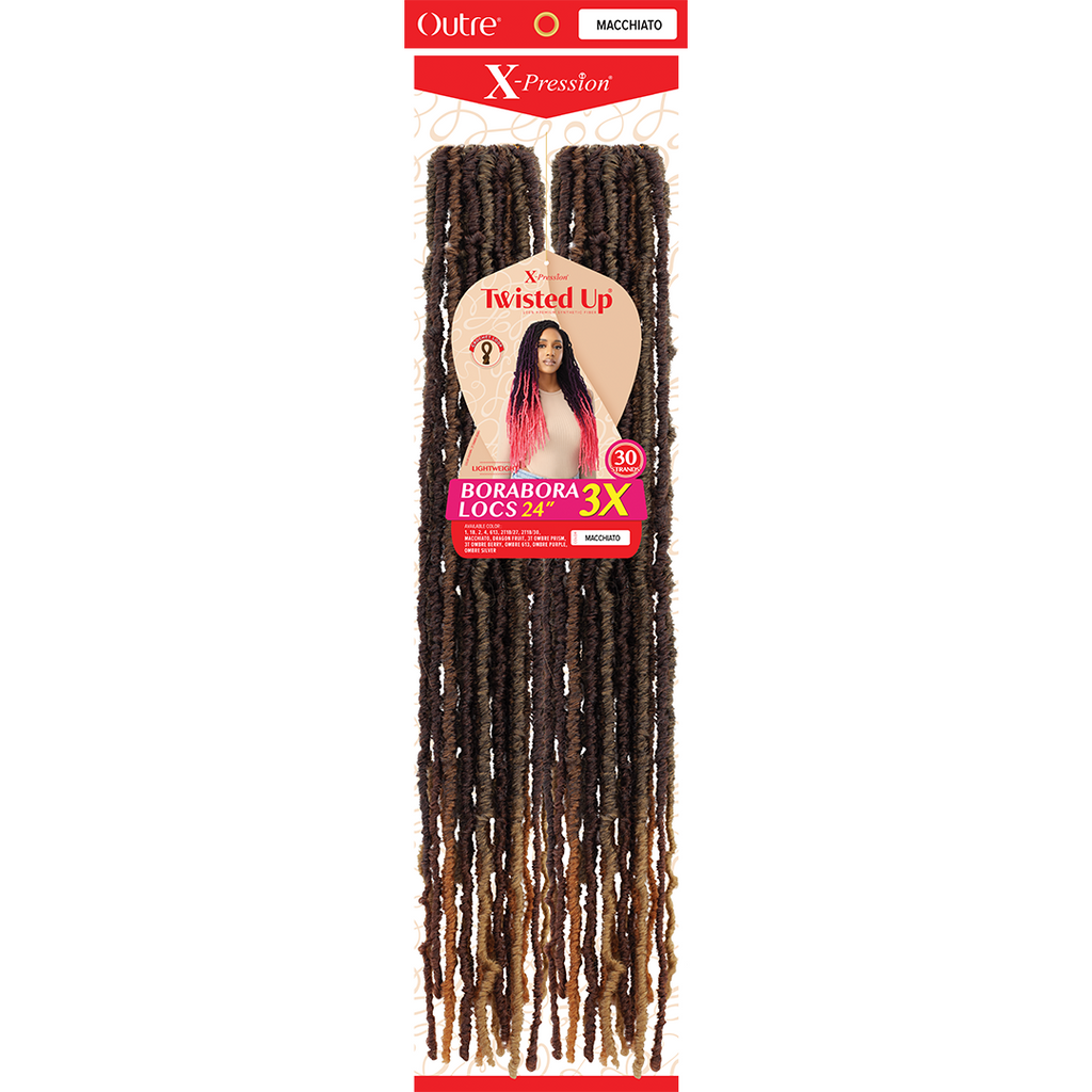 Outre: Xpression Twisted Up 3X BoraBora Locs 24" Crochet Braids ...
