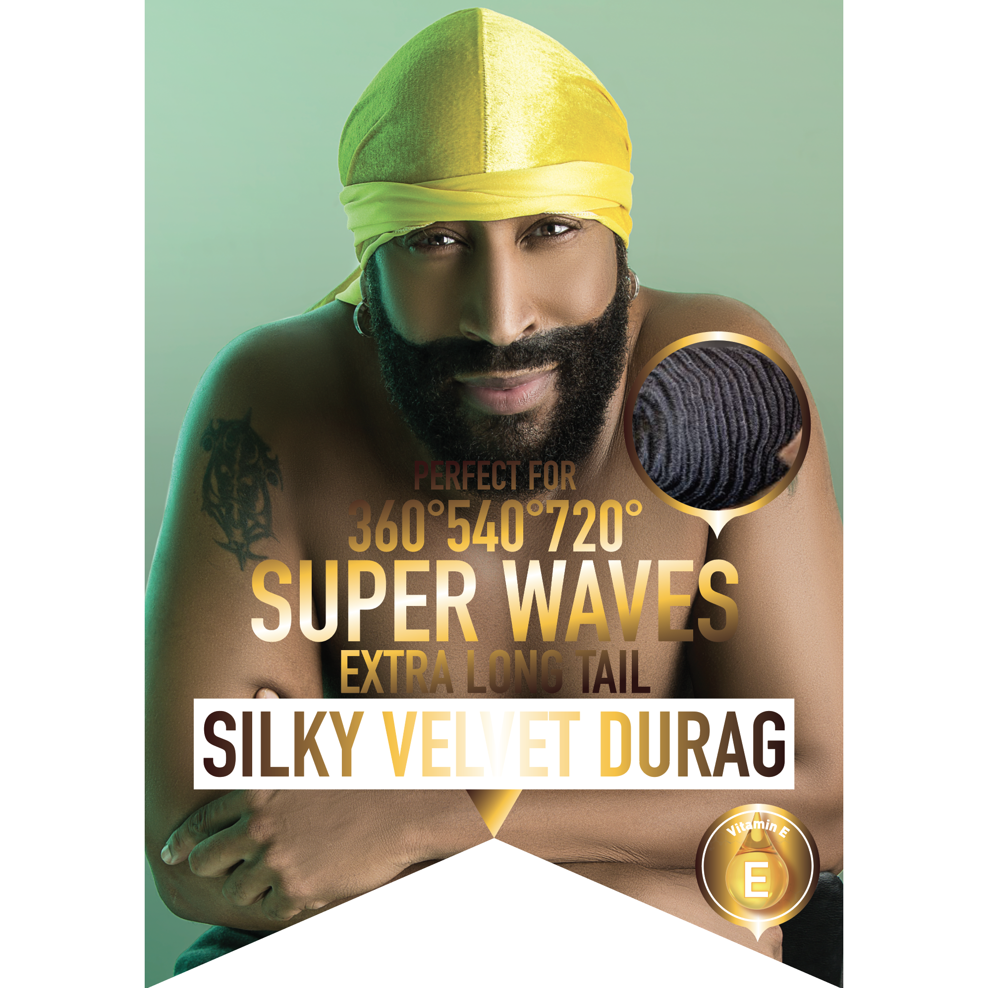 R&B Super Waves Velvet Durag Extra Long Tail – Beauty Depot O-Store